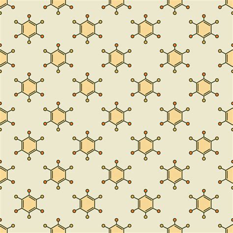 Hexagon Chemical Formula Vector Creative Seamless Pattern Vector Art At Vecteezy