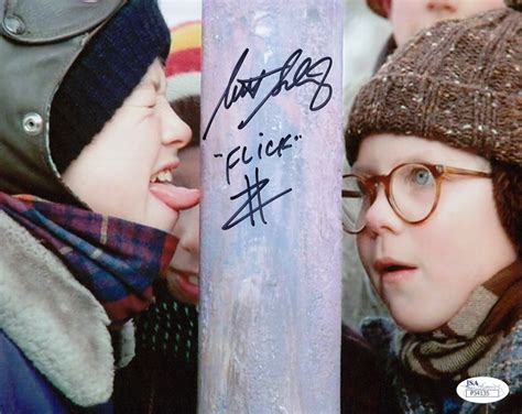 Scott Schwartz Signed A Christmas Story 8x10 Photo Inscribed Flick