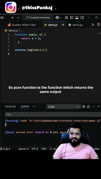 Pure Function Vs Impure Function In Javascript Most Frequent Frontend Interview Question