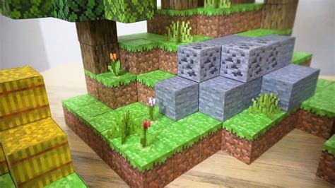 マイクラをペーパークラフトで再現！ ブロックを400個以上使った“小さな家がある風景”に「すご」「クオリティーが高い」と称賛の声 ニコニコ