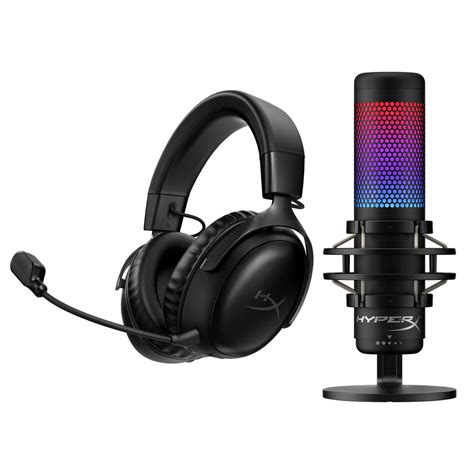 Hyperx Bundle Cloud Iii Wireless Black Quadcast S Black