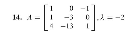 Solved In Exercises 9 16 Find A Basis For The Eigenspace