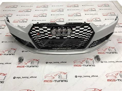 Бампер на Audi A4 в стиле Rs4 кузов В9 2015 н в купить в Mgs Tuning