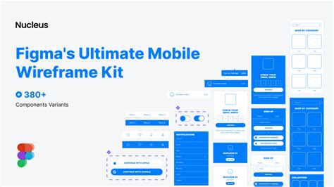 Blueprint Mobile Wireframe UI Kit