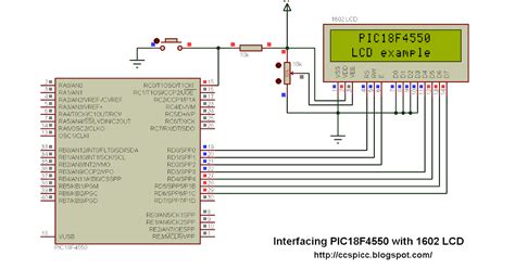 Pic18f4550 Interfacing With Lcd Using Ccs Pic C Compiler
