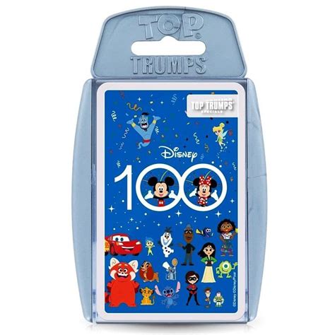 Top Trumps Disney 100 Card Game Top Pick Toys Online Toys Retford
