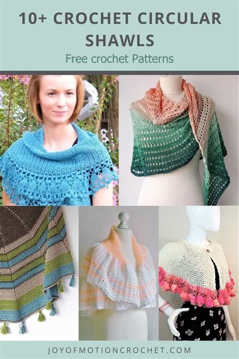 10 Stunning Crochet Circular Shawls Free Crochet Patterns