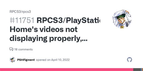 RPCS3 PlayStation Home S Videos Not Displaying Properly Distorted But Audio Plays Issue