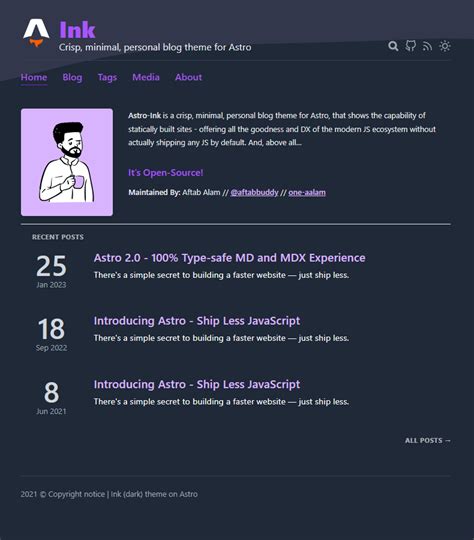 Darkn Configuring Astro Ink As A Beginner