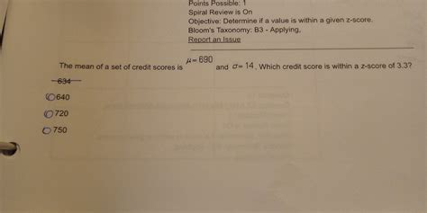 solved points possible 1 spiral review is on objective determine if
