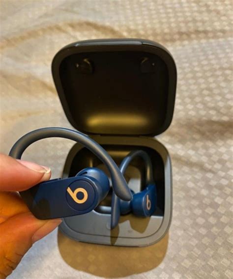 Powerbeats Pro True Wireless Earbuds Navy Audio Earphones On