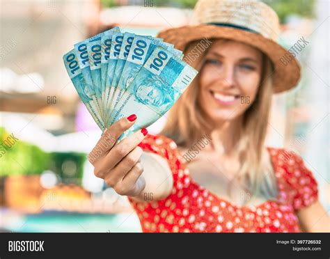 Young Blonde Tourist Image And Photo Free Trial Bigstock