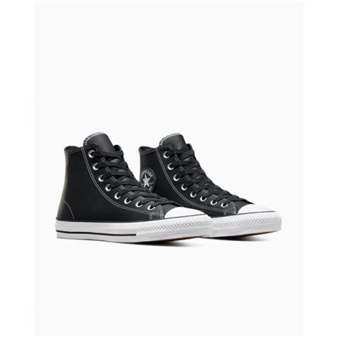 Converse Ctas Pro Hi Leather Black White Black Black Sheep Skate Shop