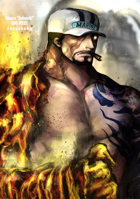 Akainu One Piece By Tonyohoho On Deviantart