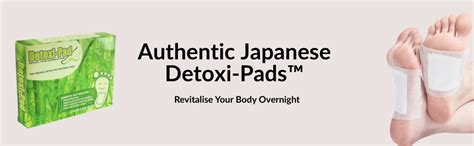 Japanese Detoxi Pads Japanese Detox Foot Patches For Deep Detox And
