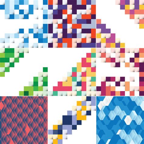 Pixelated Gradient Vector Art Icons And Graphics For Free Download