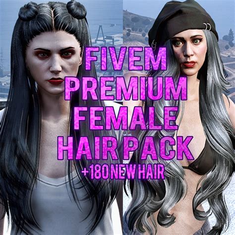 Fivem Premium Female Hair Pack Add On Fivem Ready Optimized High Quality Etsy