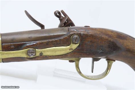 1812 Napoleonic Wars French Model An Xiii Flintlock Military Pistol