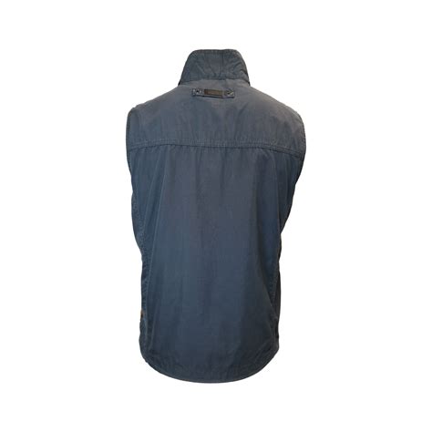 Camel Active Herren Weste Übergang Stehkragen Blau Fashion House
