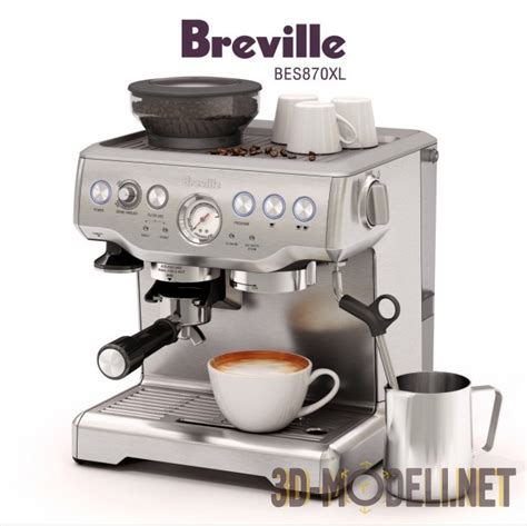 3D модель – Кофемашина Breville The Barista Express Coffee