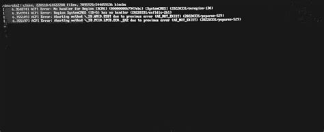 Partitioning Ubuntu Boot Error Devsda2 Clean Files Blocks And Acpi Error Ask Ubuntu