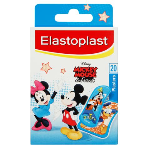 Elastoplast Disney Mickey Mouse And Friends Plasters 20 Pack Plaster
