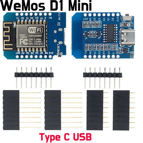 Wemos D1 Mini Type C Esp8266 Development Board Epartners