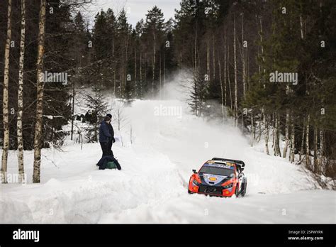 08 Ott TÃ NAK Martin JÃ RVEOJA Hyundai I20 Rally1 action during the