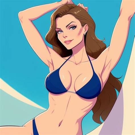 Michelle Bikini Cartoon By Captgage On Deviantart