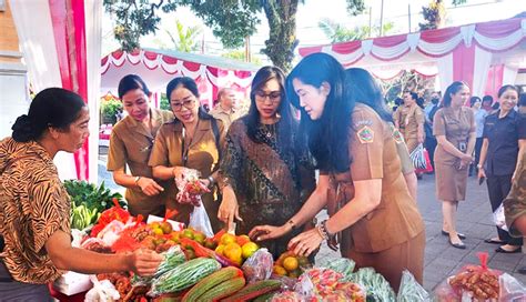 NUSABALI Pemkab Gianyar Gelar Gerakan Pangan Murah