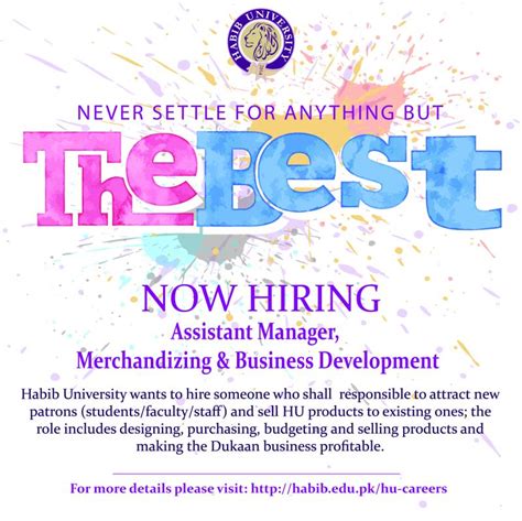 Habib University On Linkedin Habib University Is Looking For A