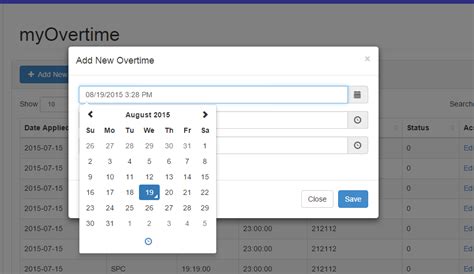 Bootstrap Datetime Picker In Modal Mode Not Appearing Stack Overflow