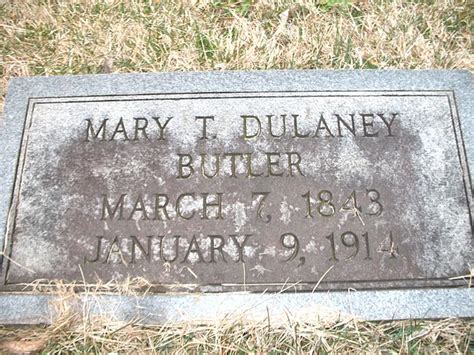 Mary Taylor Dulaney Butler 1843 1914 Find A Grave Memorial