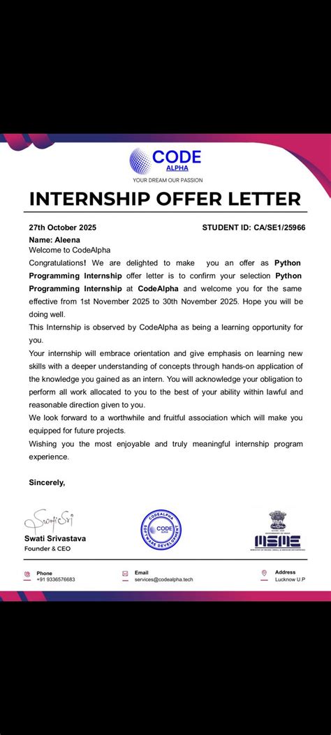 Codealpha Internship Intern Learningbydoing Datascience