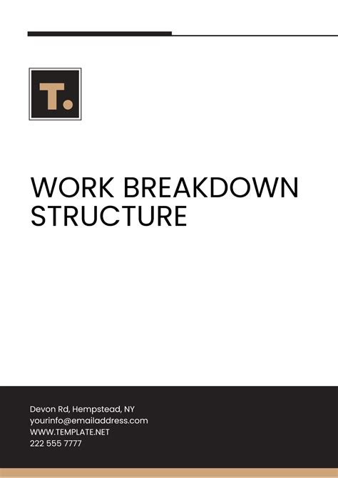 Free Work Breakdown Structure Template To Edit Online Free Work Breakdown Structure Template To Edit Online