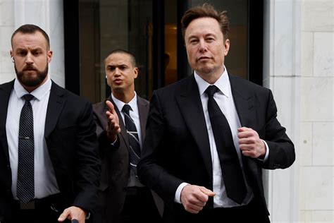 Tesla Ceo Elon Musk Meets With Washington Officials To Discuss Electric