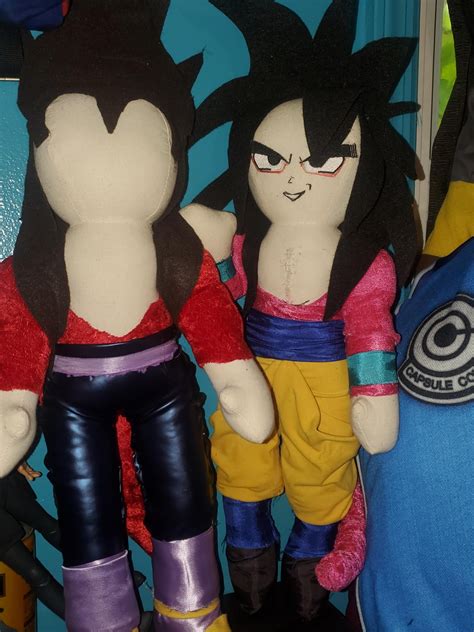 Made My Own Ssj4 Plush Vegeta And Gogeta Soon To Come Rdbzcu