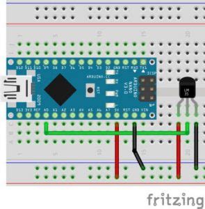 Arduino Lesson Analog Temperature Sensor Lm Dz Technik Blog