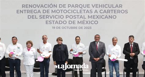 Delfina Gómez entrega nuevo parque vehicular del Servicio Postal Mexicano La Jornada Estado de