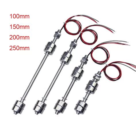 Double Ball Float Switch Tank Liquid Water Level Sensor Stainless Steel Float Switch Tank Pool