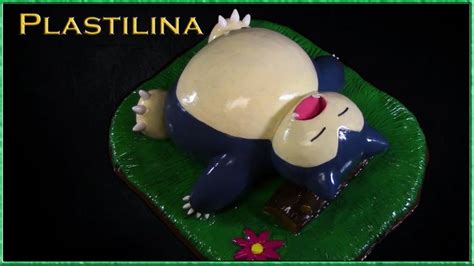 Como Hacer Pokémon Snorlax de Plastilina Figuras de Plastilina