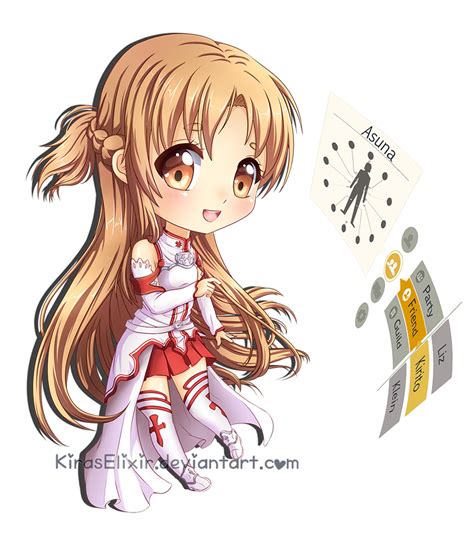 Asuna Chibi By Kiraselixir On Deviantart