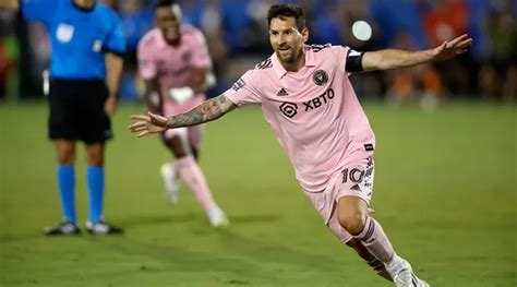 Lionel Messis Magical Free Kick Two Goals Saved Inter Miami Sangbad