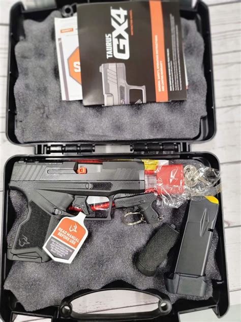 Taurus Gx4 Toro Optics Ready 9mm Luger Semi Auto Pistol Black Duke