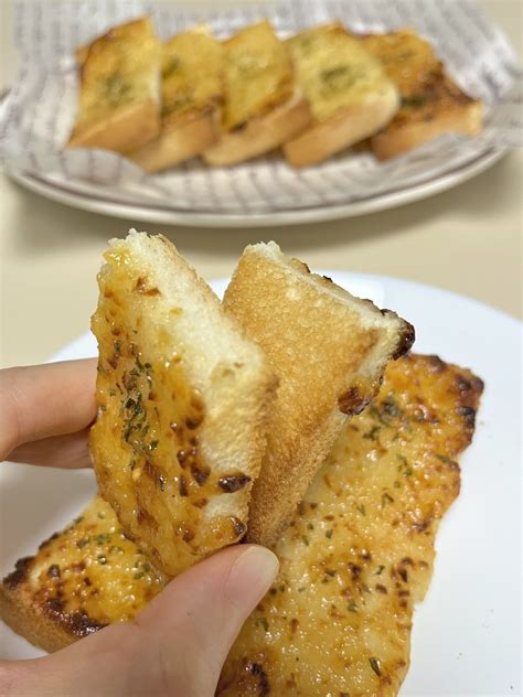 에어프라이어 식빵 마늘빵 버터없이 마요네즈 마늘빵 만들기