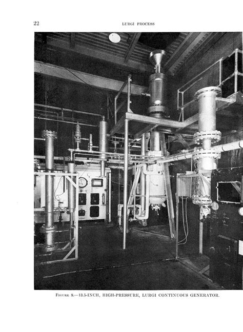 Lurgi Process Use For Complete Gasification Of Coals With Steam And Oxygen Under Pressure