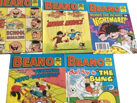 1990S VERY RARE Vintage Beano Comic Library Issue 6 117 151 331 And 337 EUR 29 13 PicClick IT