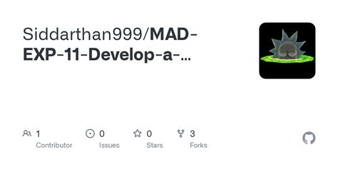Github Siddarthan Mad Exp Develop A Application To Add