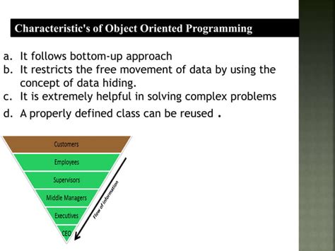 introduction to object oriented programming class ix pptx programming languages computing