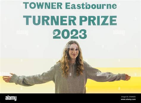Visiting The Turner Prize Exhibition At The Towner Art Gallery In Eastbourne Sussex Stock Photo